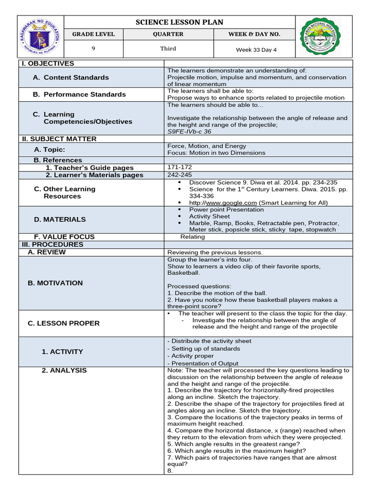 Projectile at Inclined Plane | PDF | Trajectory