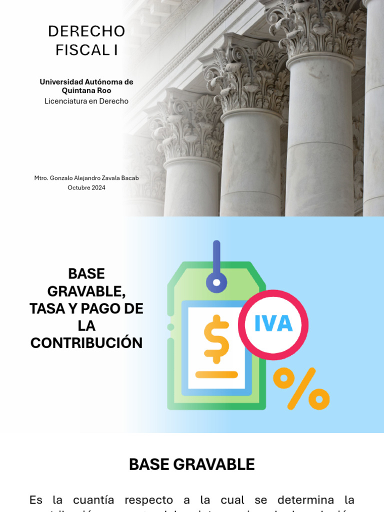 Base Gravable y Tasa de Contribución Fiscal | PDF | Impuestos | Economias