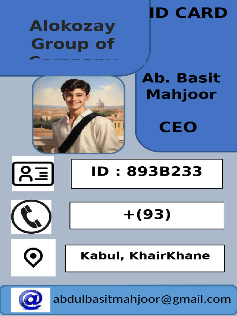 ID Card by Ab Basit 5 | PDF