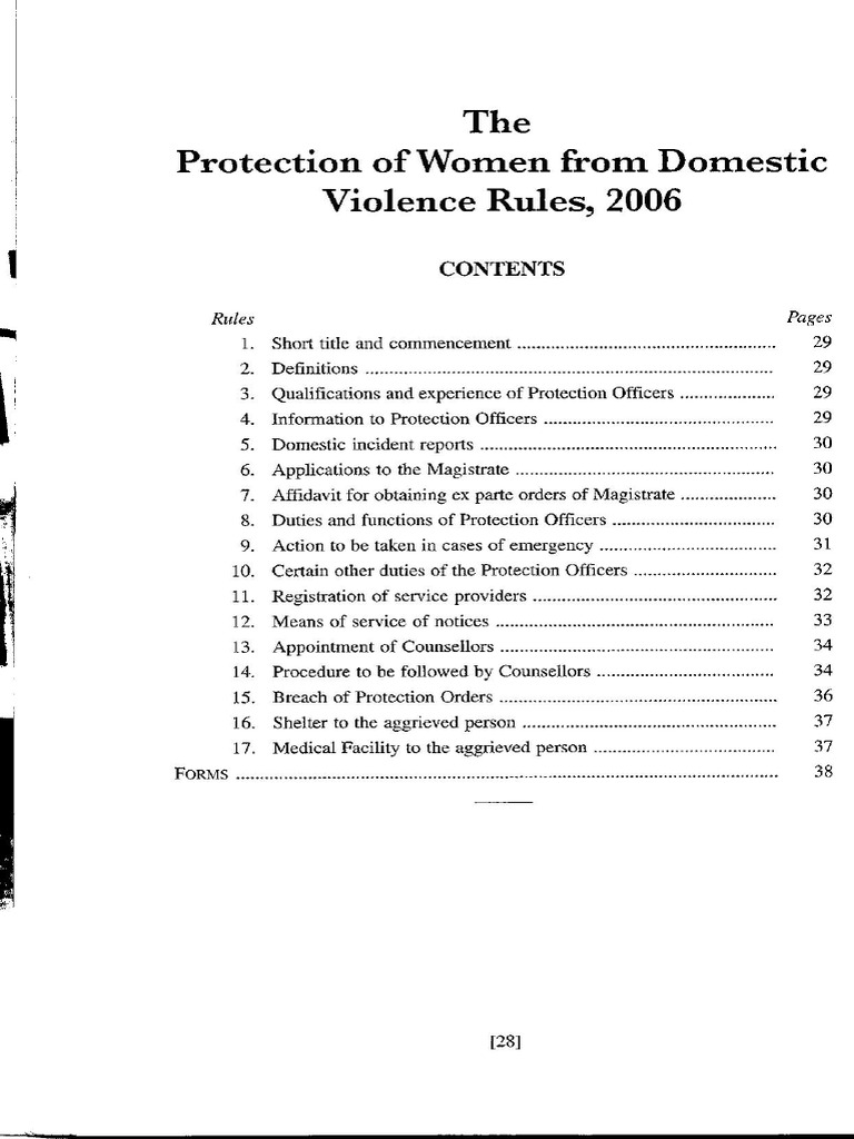 DV Rules, 2006 | PDF