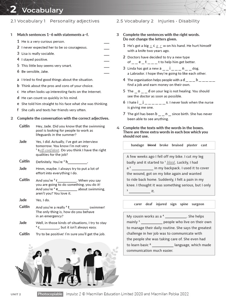 IMP L2 TRF U2 Vocabulary | PDF