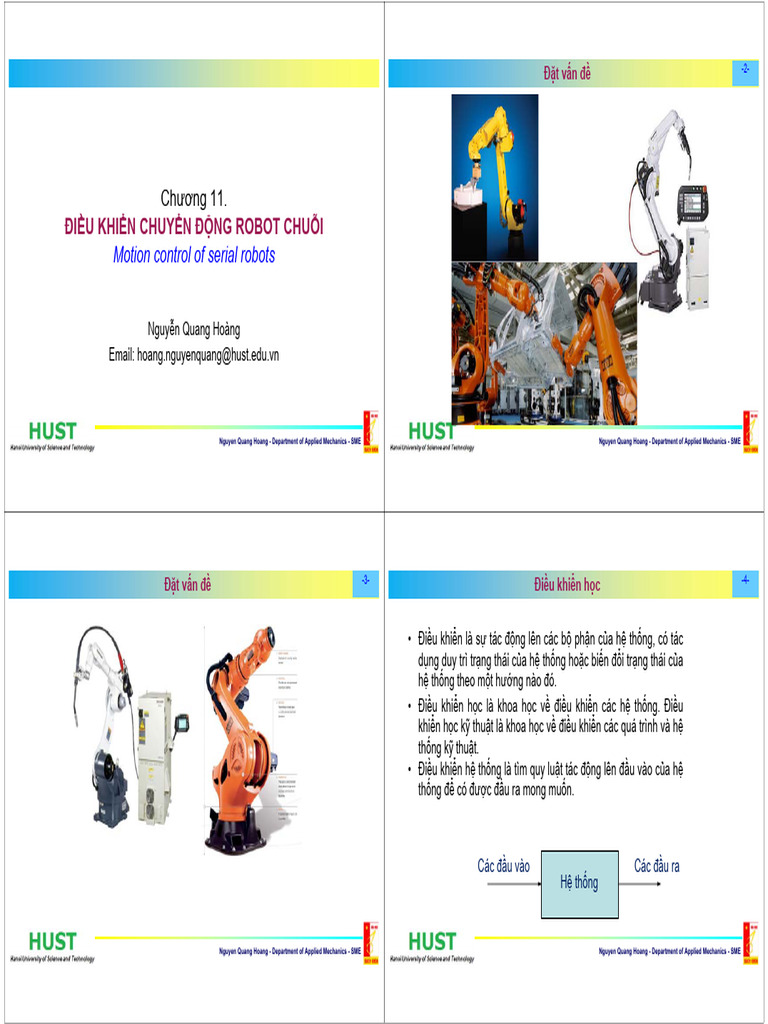 Robotics 11 Motion Control - 16x9 | PDF
