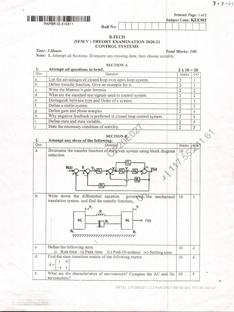 Control System KEE-502 UT Sol ODD 20-21-2 | PDF