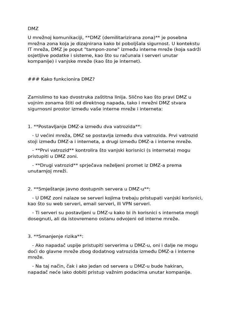 DMZ | PDF
