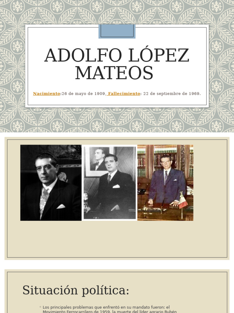 Adolfo López Mateos | PDF