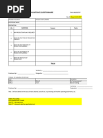 Operator Competency Assessment Form | PDF