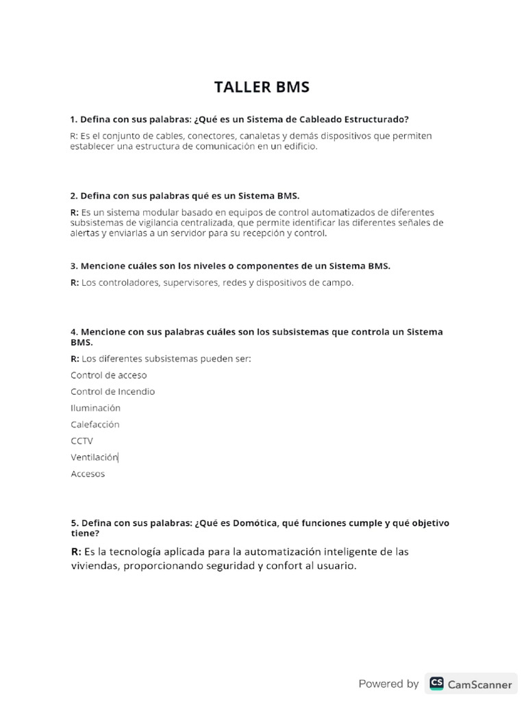 Taller BMS | PDF