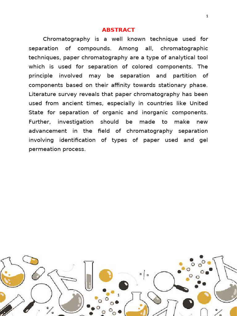 Paper-Chromatography | PDF | Chromatography | Elution