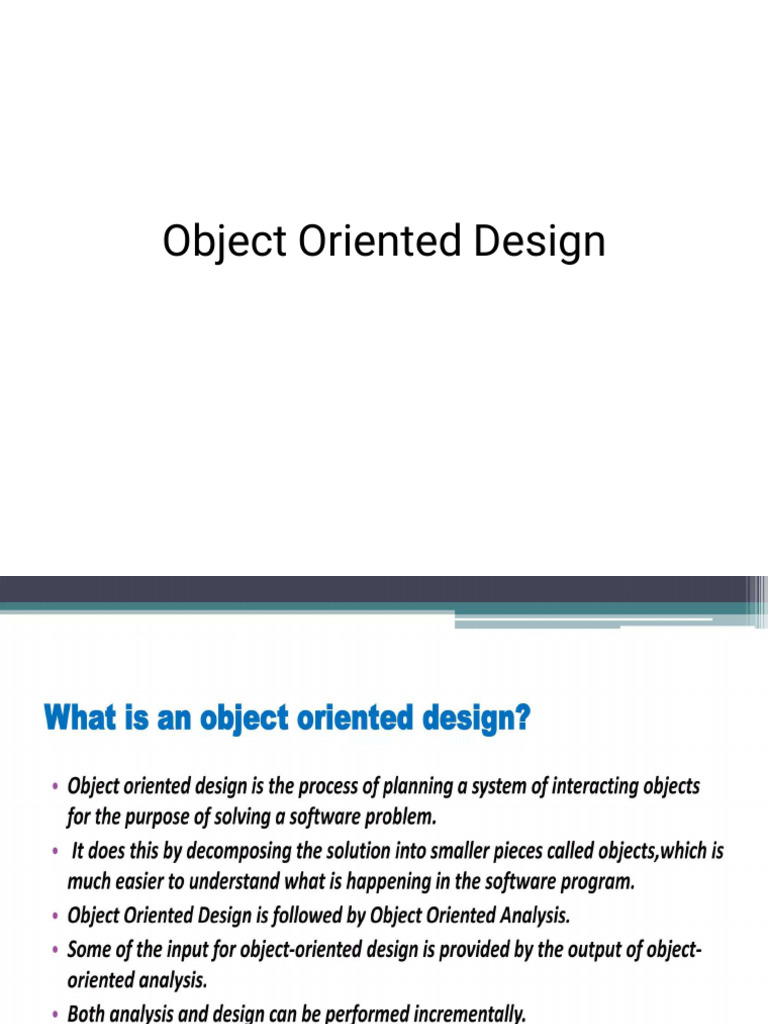 OOD vs OOP: Key Differences Explained | PDF