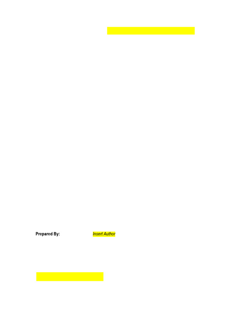 Emergency Protocol Template | PDF | Emergency | Oil Spill