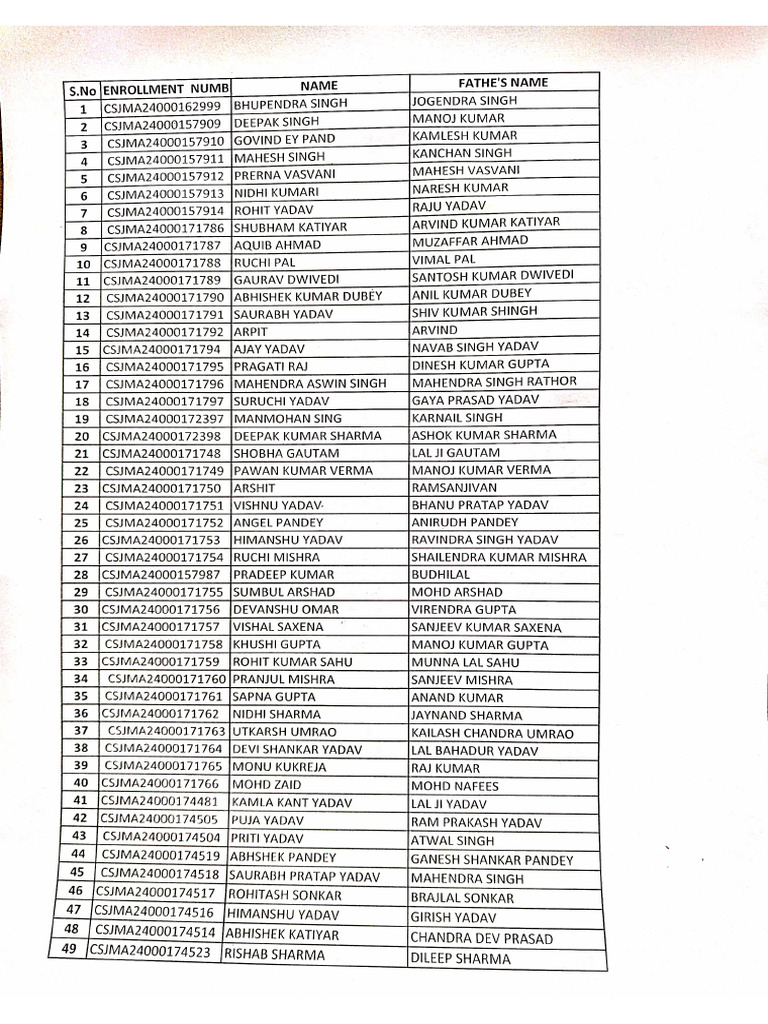 Samarth Portal LLB List | PDF