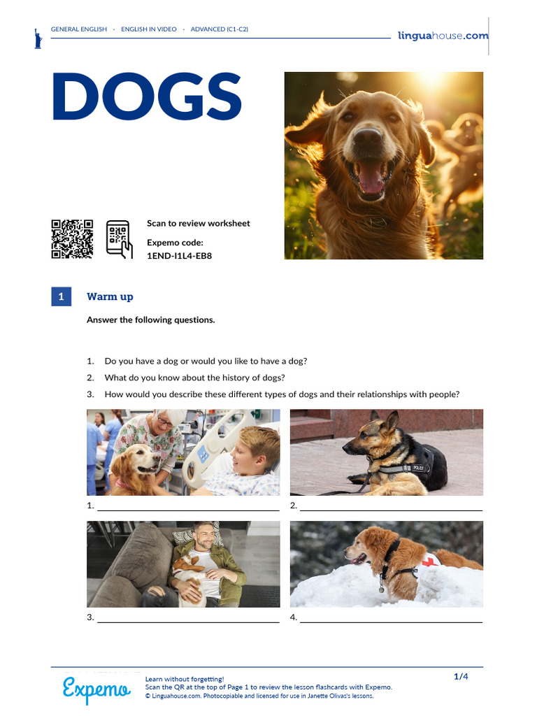 Advanced English: Understanding Dogs | PDF | Dogs | Dog Breeds