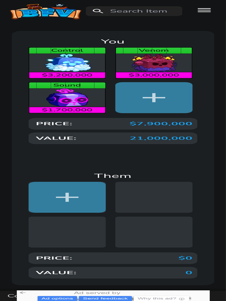 Blox Fruits Values - Calculator | PDF
