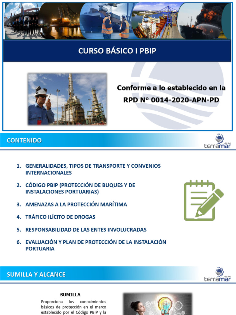 Curso Pbip I Del Codigo de Pbip | PDF | Envío