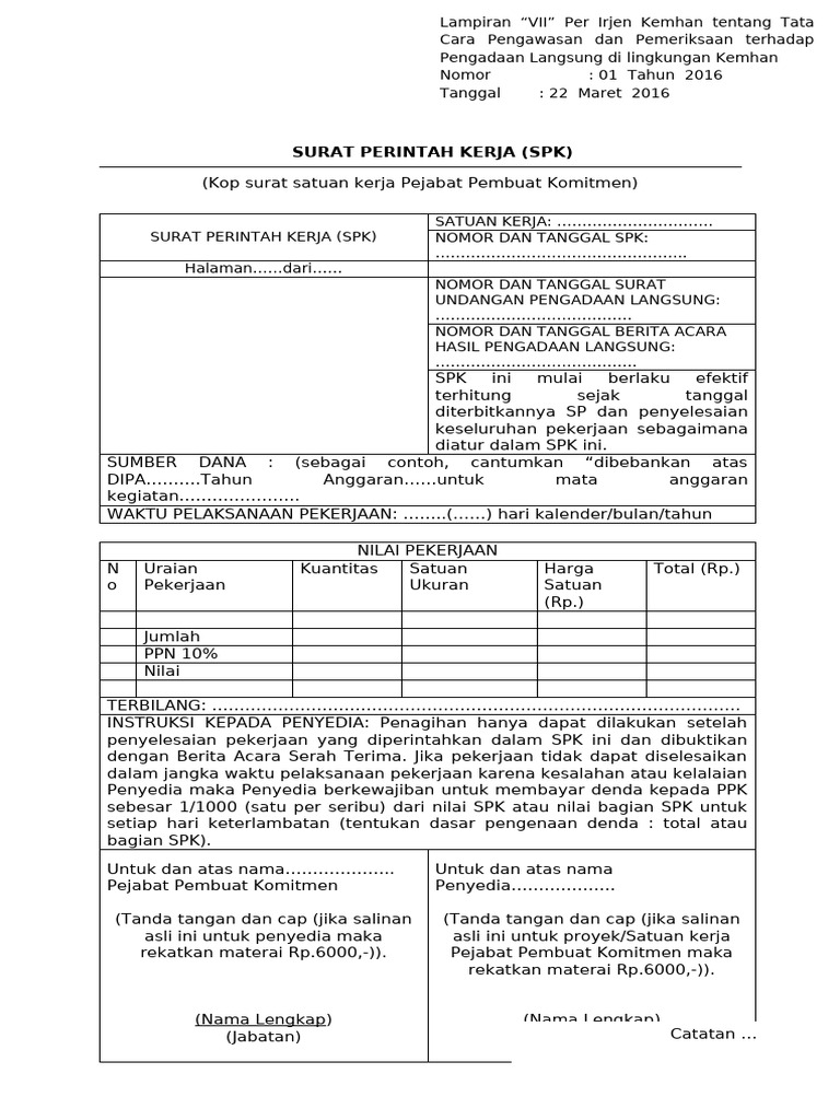 7.-BENTUK-SPK | PDF