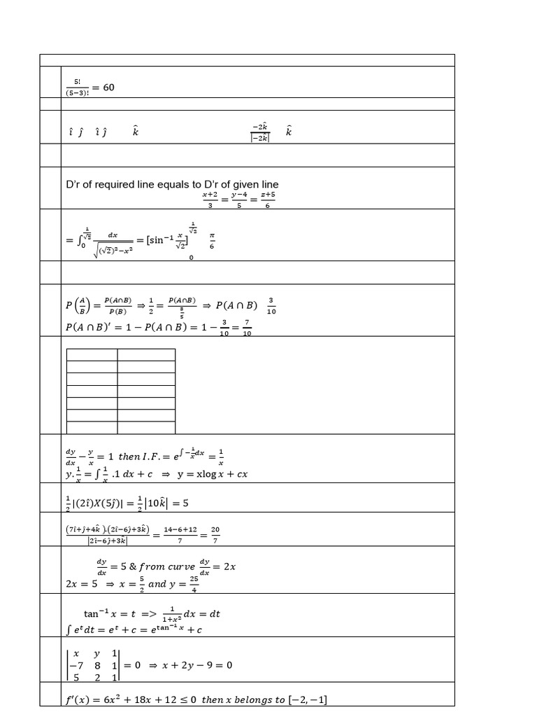 Sample 2 Ans Key | PDF | Determinant | Mathematical Concepts