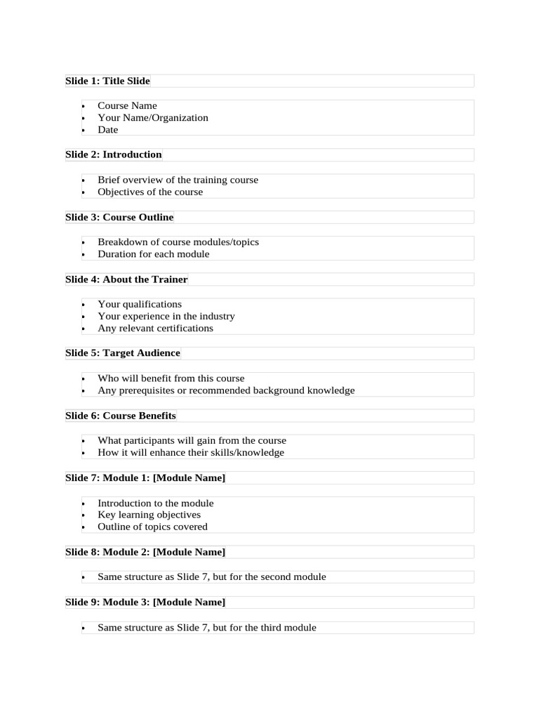Creating an Effective Training Module | PDF