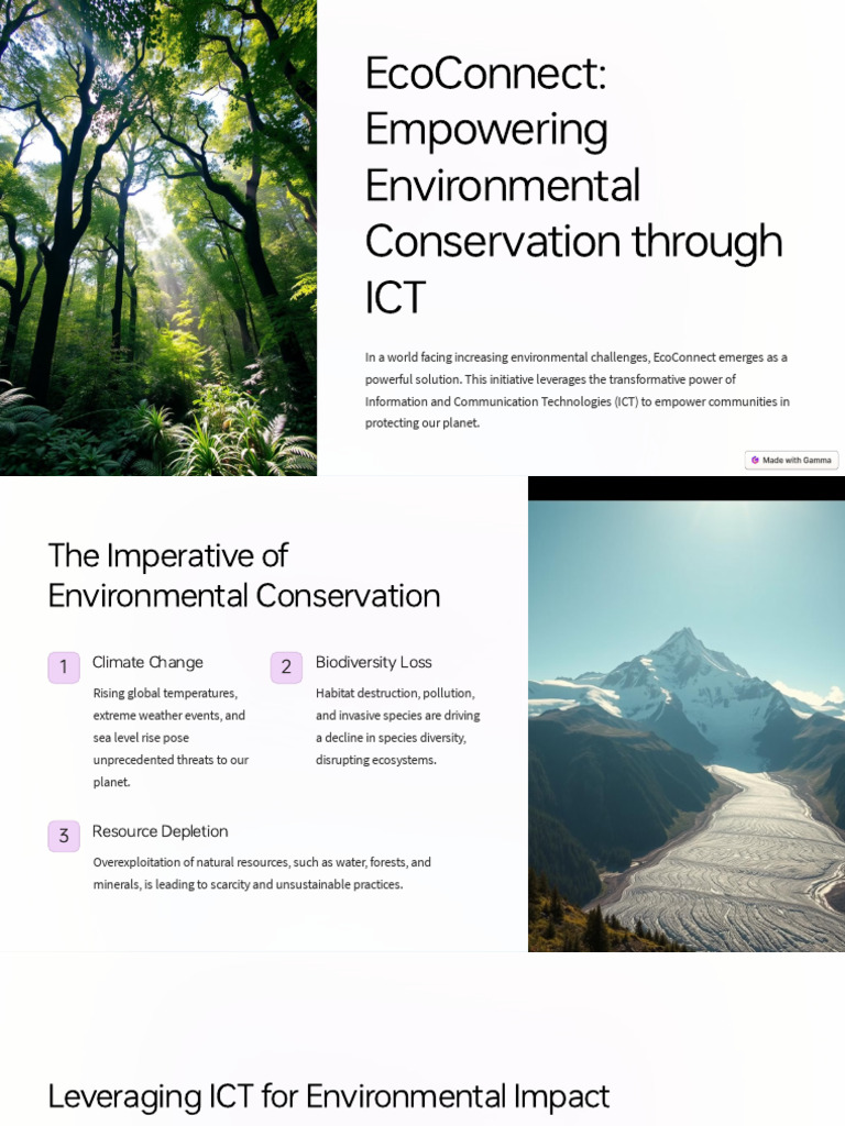 EcoConnect-Empowering-Environmental-Conservation-through-ICT | PDF ... EcoConnect-Empowering-Environmental-Conservation-through-ICT | PDF ...