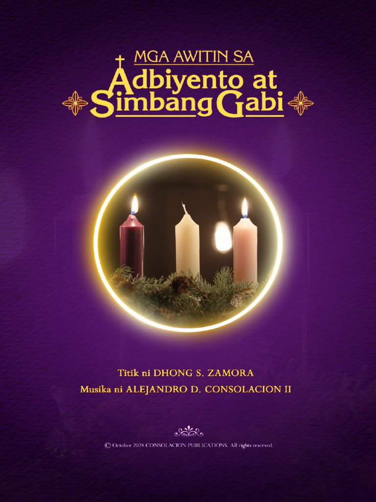 Mga Awitin Sa Panahon NG Adbiyento | PDF | Advent | Choir