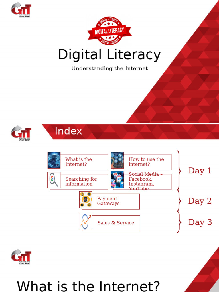 Digital Literacy | PDF | Internet | Mobile App