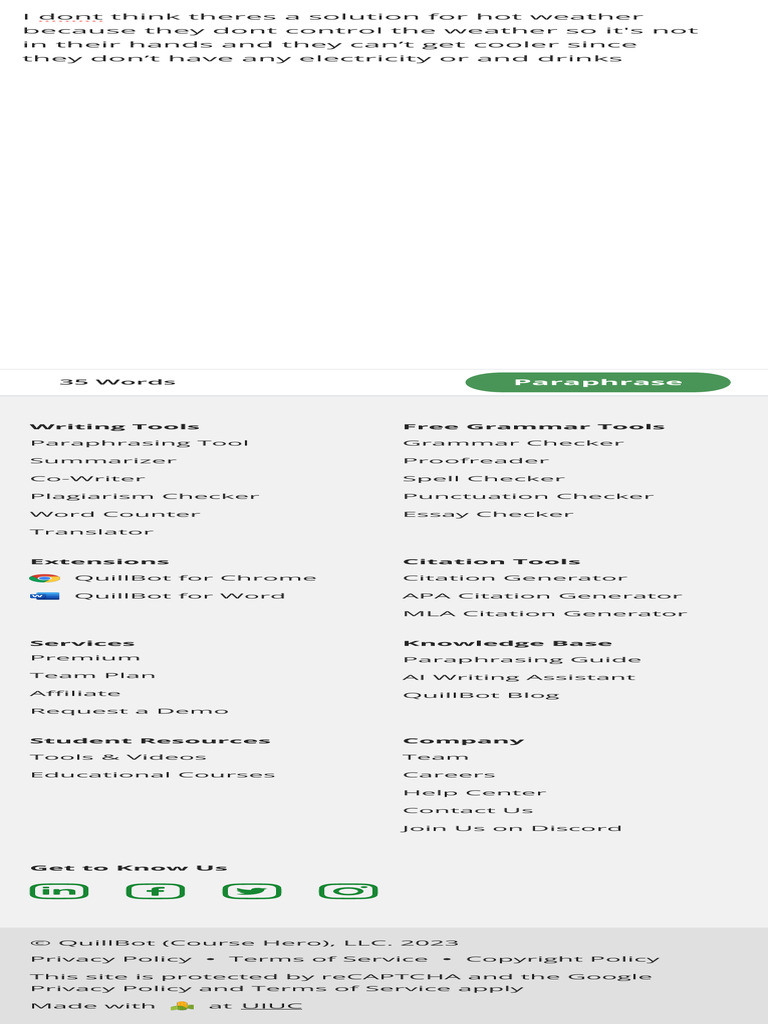 Paraphrasing Tool - QuillBot AI | PDF