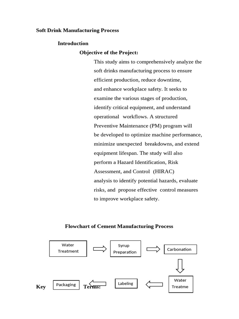 Soft Drink Manufacturing Overview | PDF | Belt (Mechanical) | Personal ...