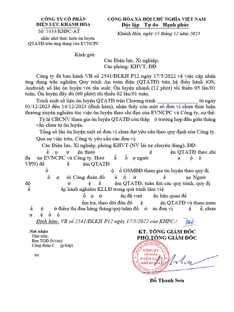 Nhac Nho On Luyen QT ATD 14 12 2023 | PDF
