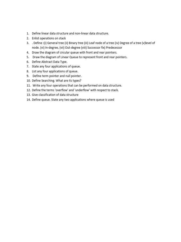 Dsu Question Paper Winter 2024 | PDF | Queue (Abstract Data Type ...