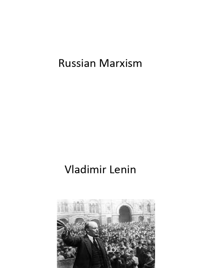 6 Russian Marxism and Other Marxisms v2 | PDF | Communism | Antonio Gramsci
