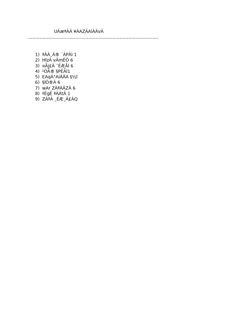 Uáæ Àä Àazáaiàävà | PDF