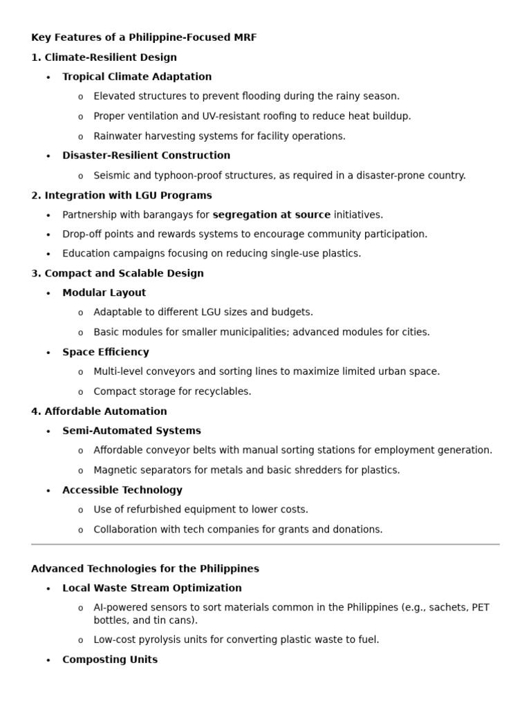 State of the Art - MRF Designs | PDF | Recycling | Waste