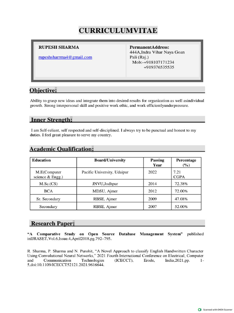 Rupesh Resume | PDF