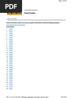 Manitou Fault Codes List | PDF | Transmission (Mechanics) | Headlamp