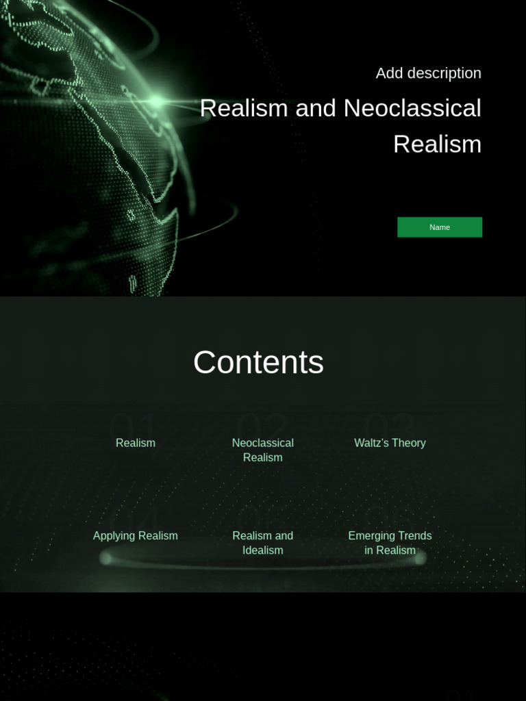 Realism and Neoclassical Realism | PDF | Neoclassical Economics ...