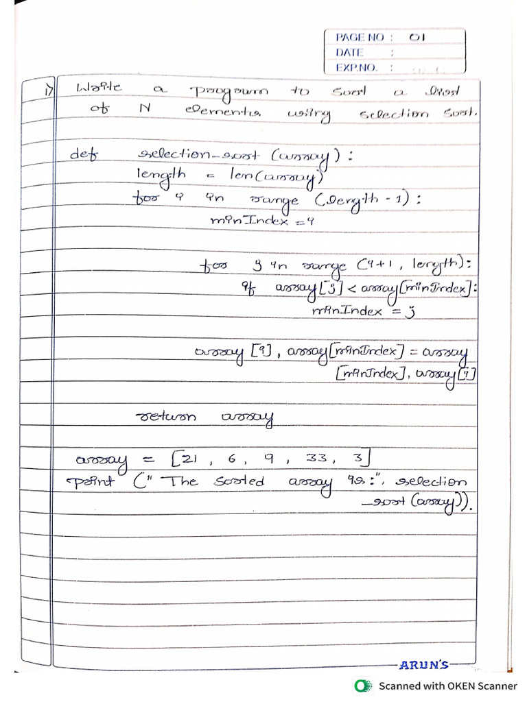 DAA 6 Programs | PDF