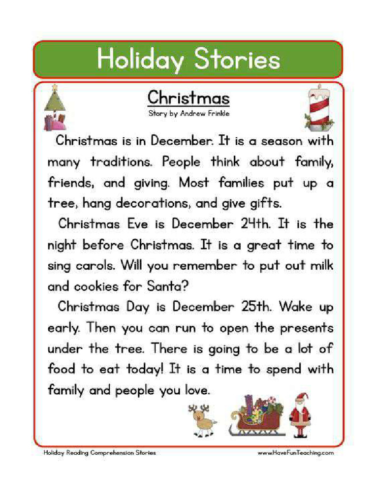Christmas Story | PDF