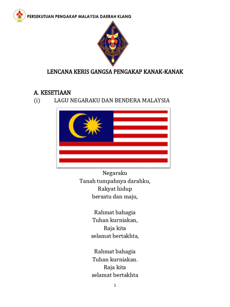 Bahan Lencana Keris Perak+gangsa | PDF