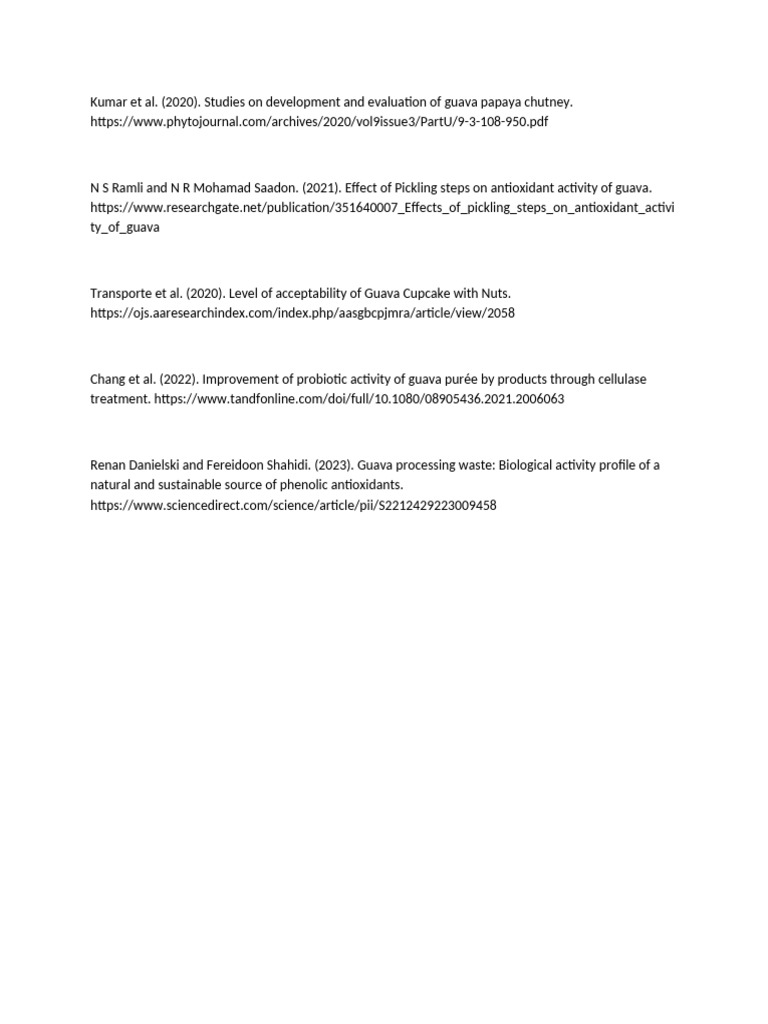 APA Format Cinco | PDF