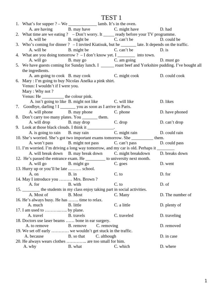 Multiple Choice (Inter) | PDF