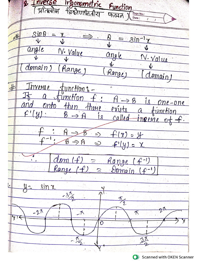 2 Inverse Trigonometric Function | PDF