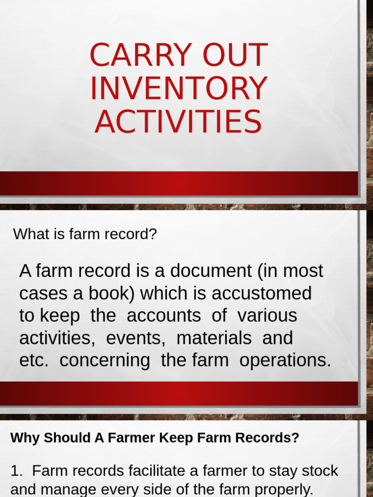 Farm Record Keeping Guide | PDF | Farms | Expense