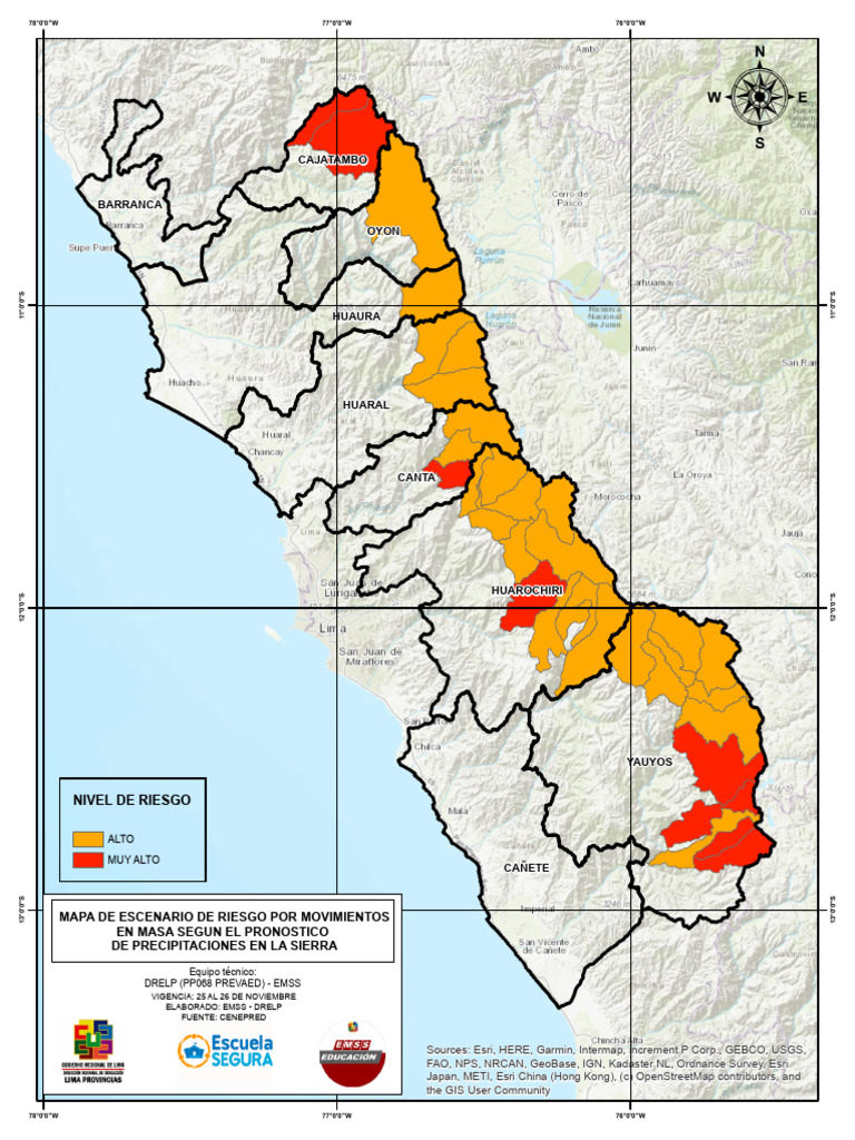 M. ESCENARIO RIESGO POR MOVIMIENTO DE MASA | PDF