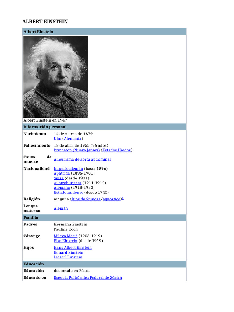 Albert Einstein-1 | PDF | Albert Einstein | Fotón