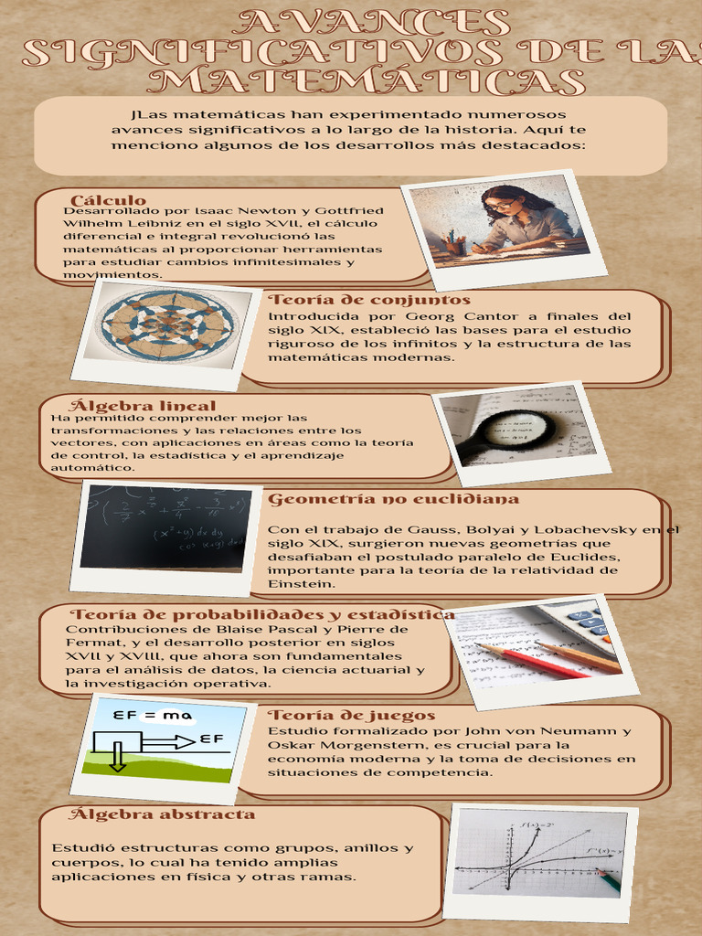 Avances Significativos de Las Matemáticas, Adamnia Devia | PDF
