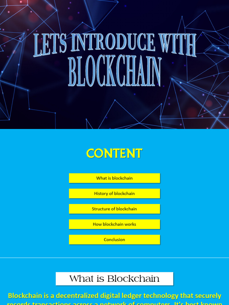 Understanding Blockchain Technology | PDF
