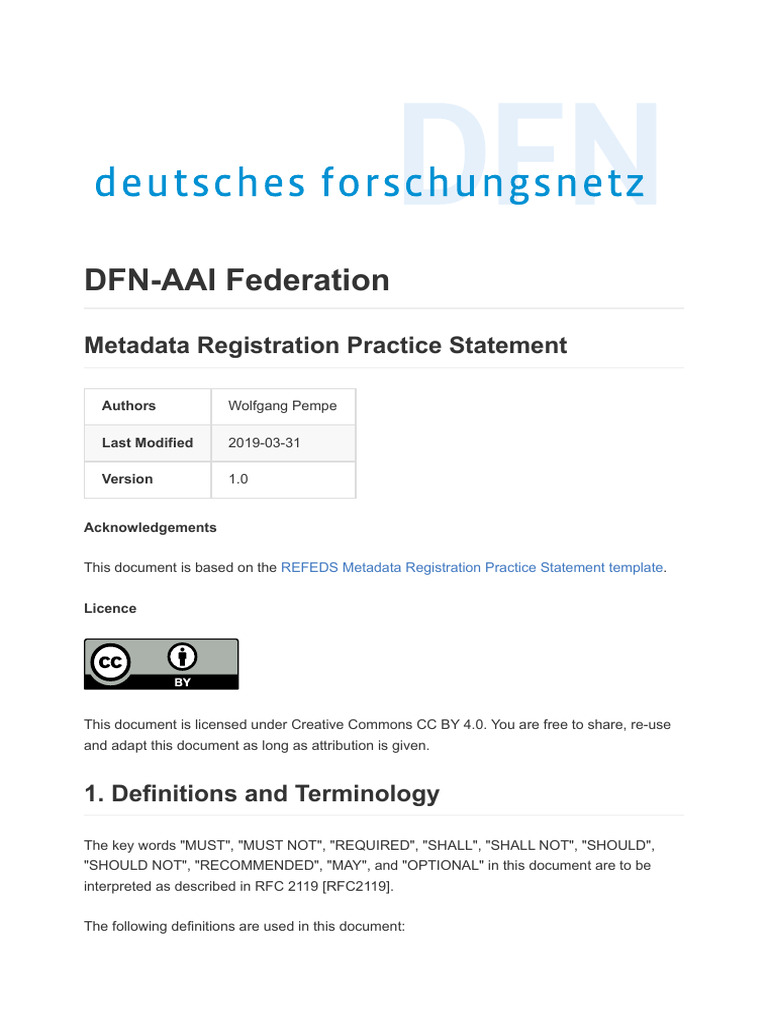 mrps_dfn-aai_1.0 | PDF | Domain Name | Domain Name System