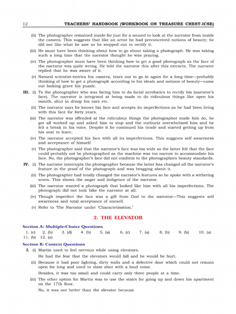 Treasure Chest-10 (2024) Teachers' Handbook | PDF