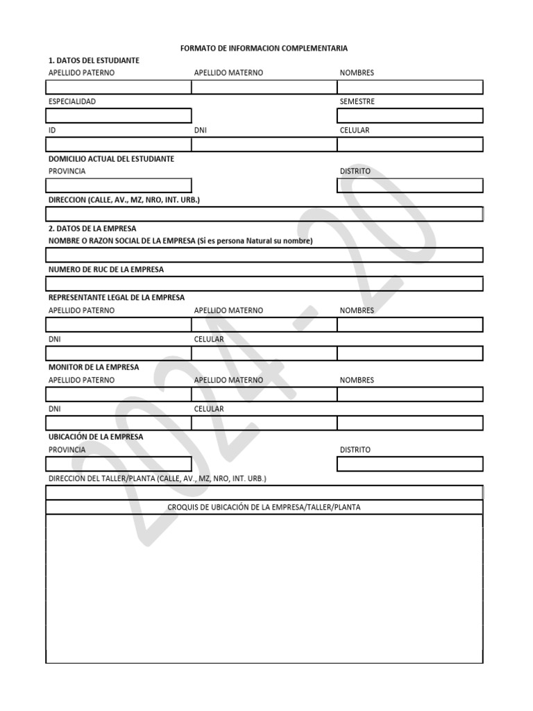 02 - Informacion Complementaria 202420 | PDF