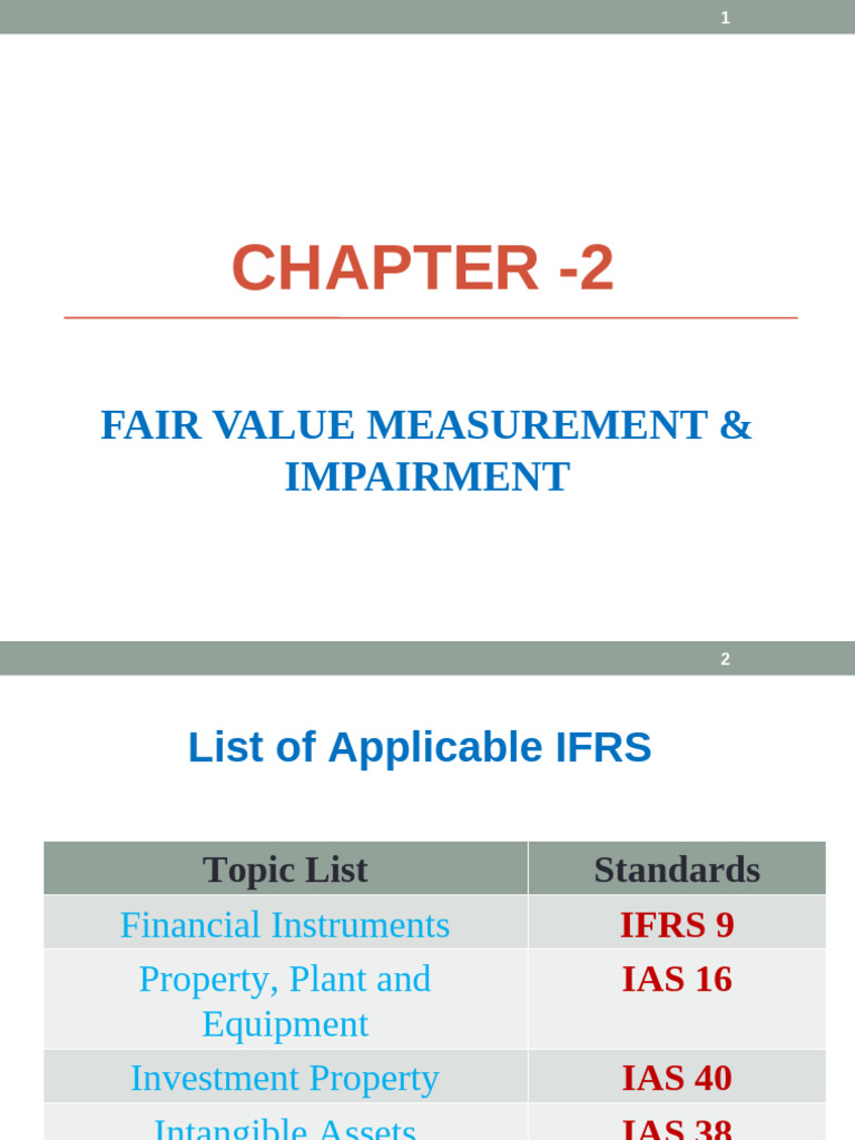 Intermediate Financial Accounting I Chapter Two | PDF | Fair Value ...