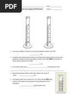 Measuring Volume of Irregular Solids | PDF | Volume | Physical Quantities